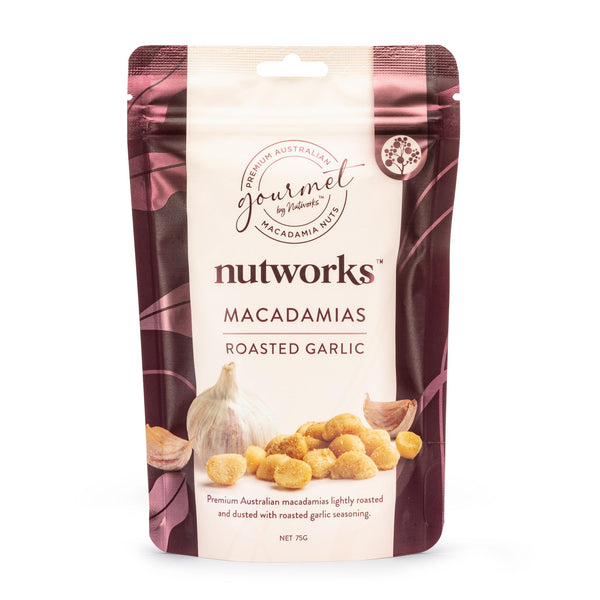 Roasted Garlic Macadamias | Nutworks Australia