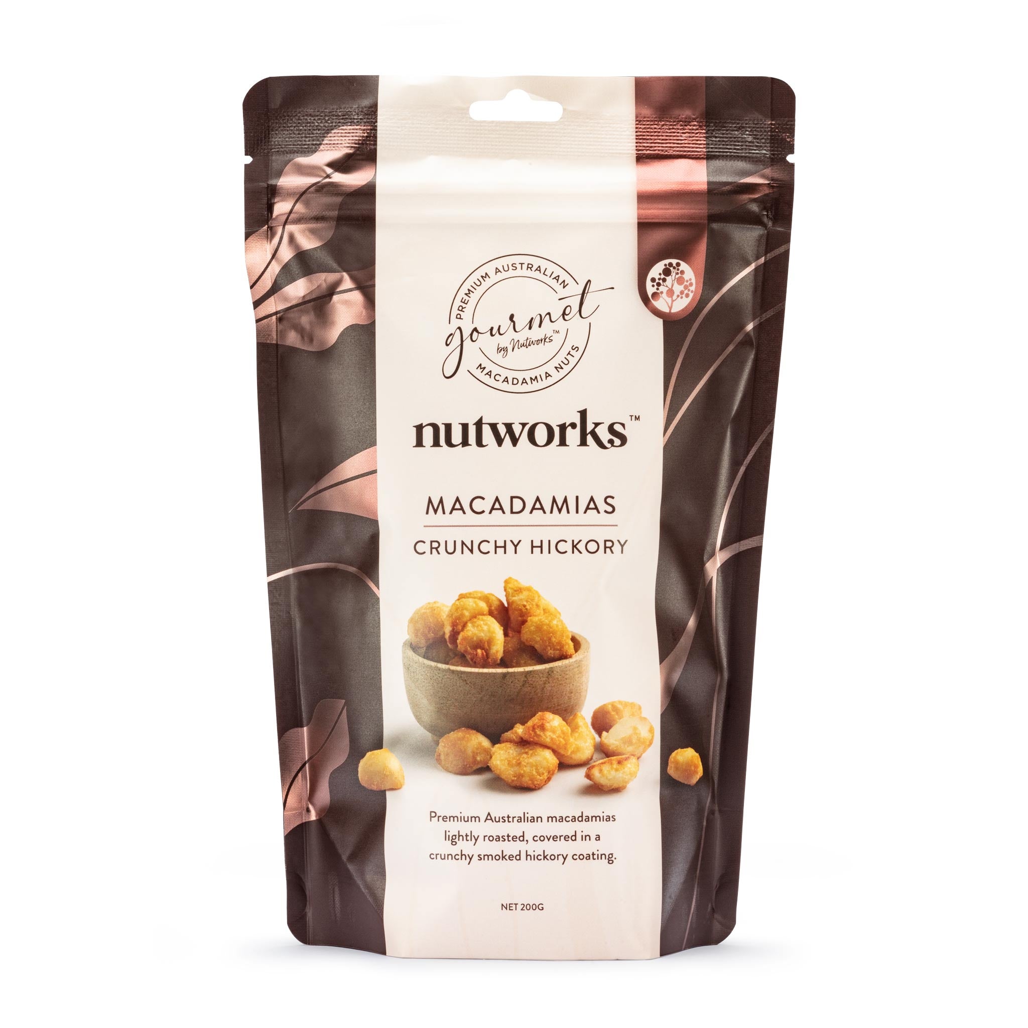 Crunchy Hickory Macadamias | Nutworks Australia