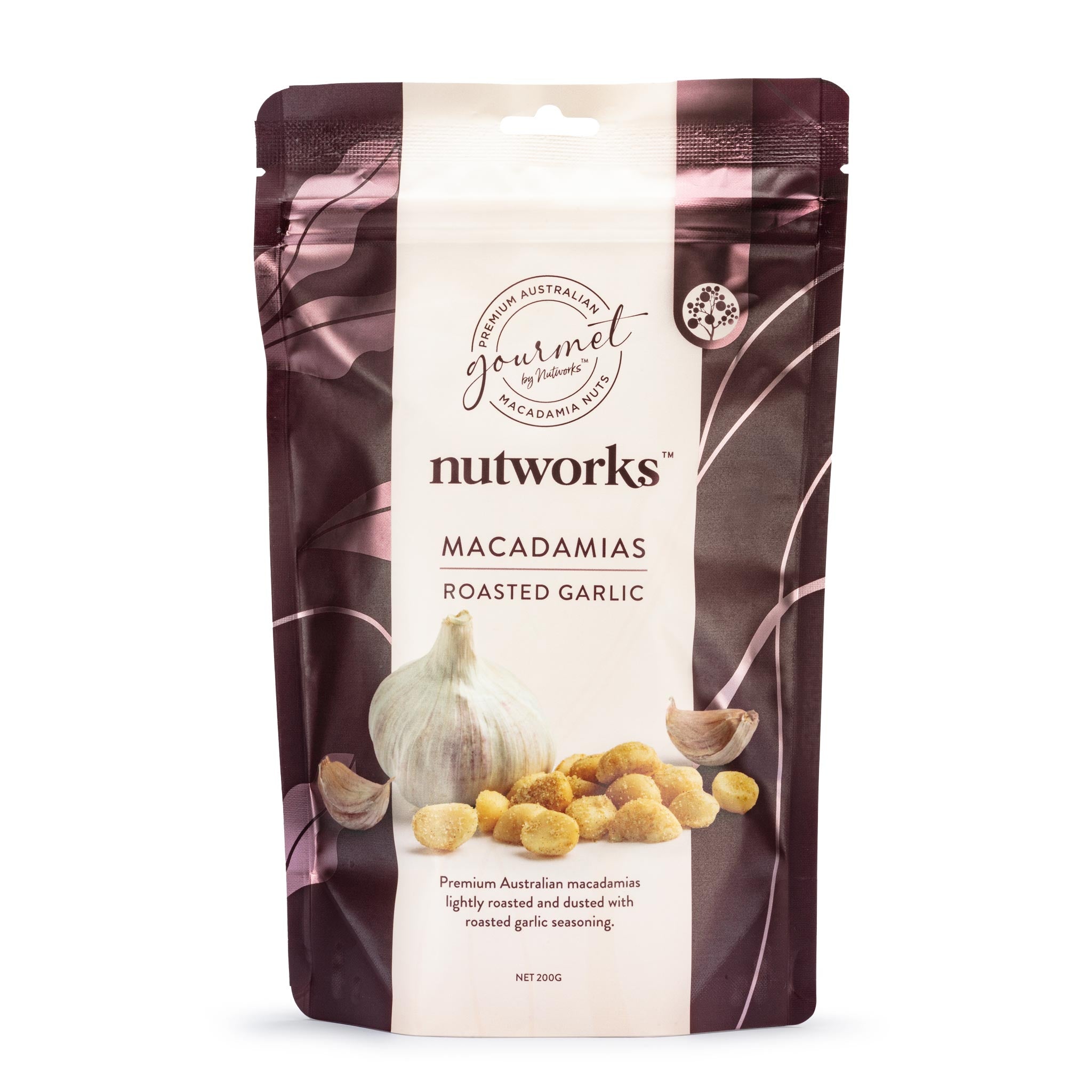 Roasted Garlic Macadamias | Nutworks Australia