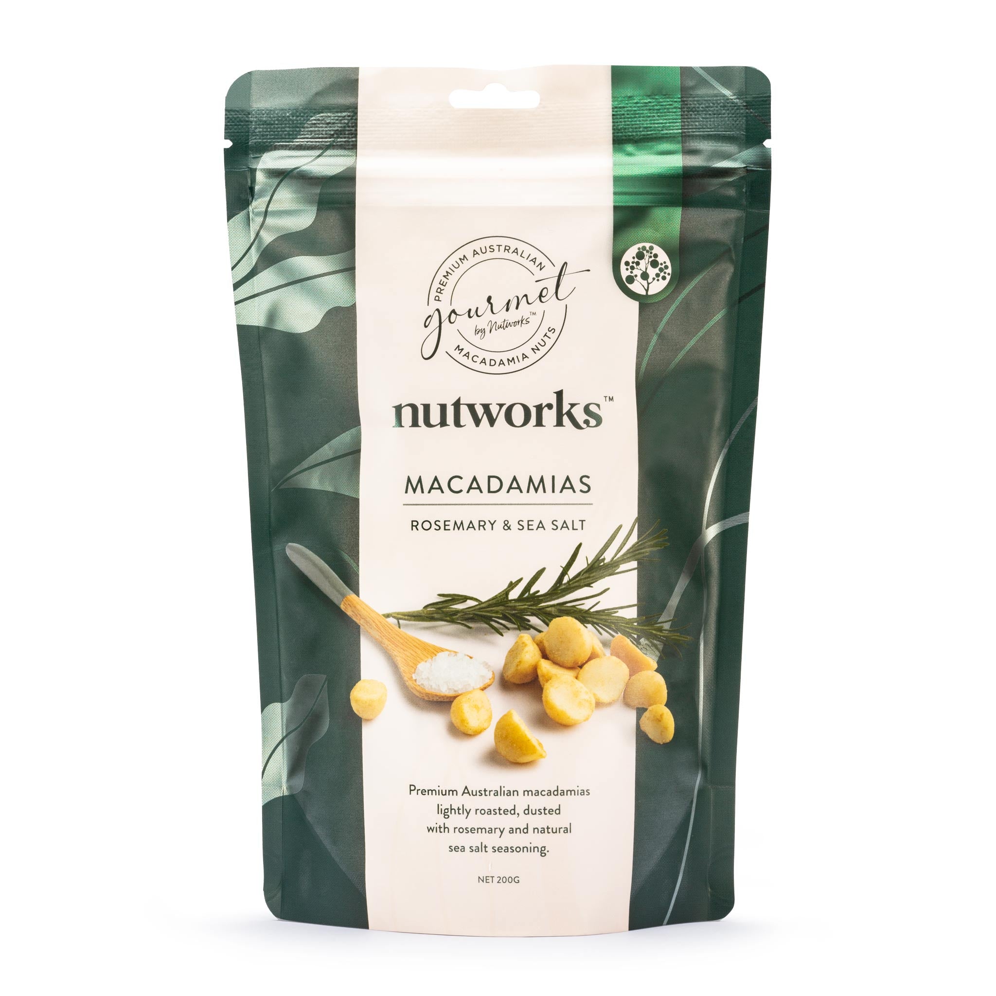 Rosemary & Sea Salt Macadamias | Nutworks Australia