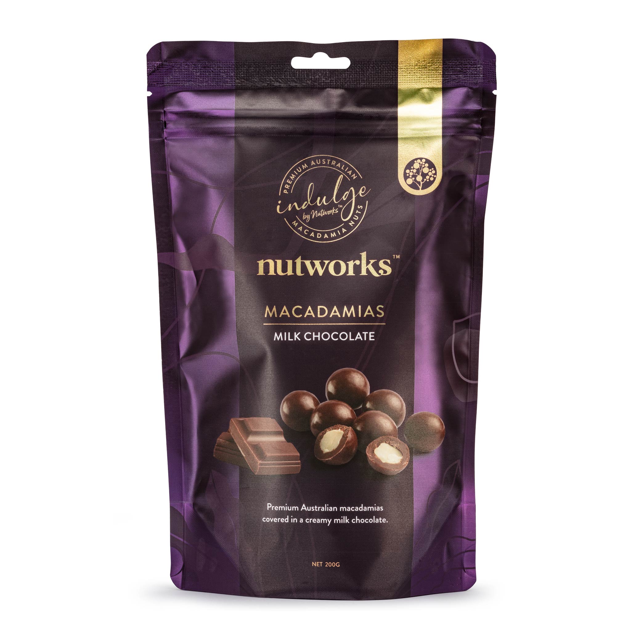 Milk Chocolate Macadamias | Nutworks Australia